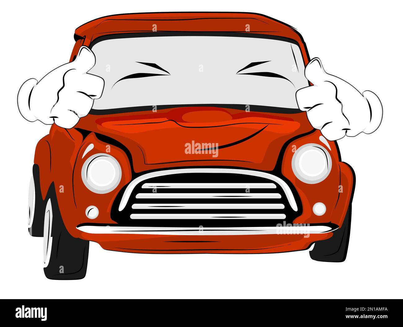 red car show gesture class Stock Photo - Alamy