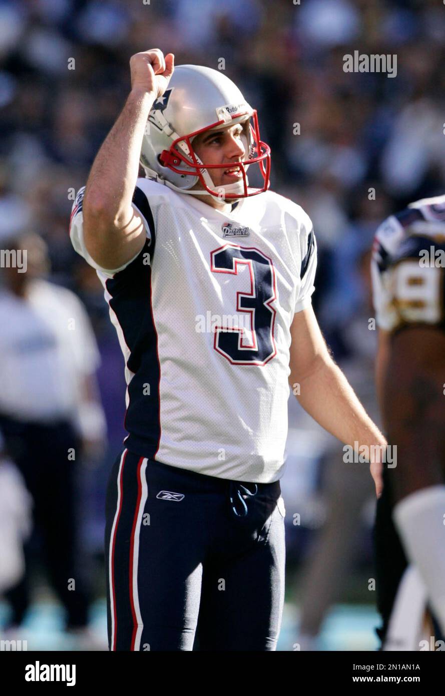 FILE - In this Jan. 14, 2007 file photo, New England Patriots kicker ...