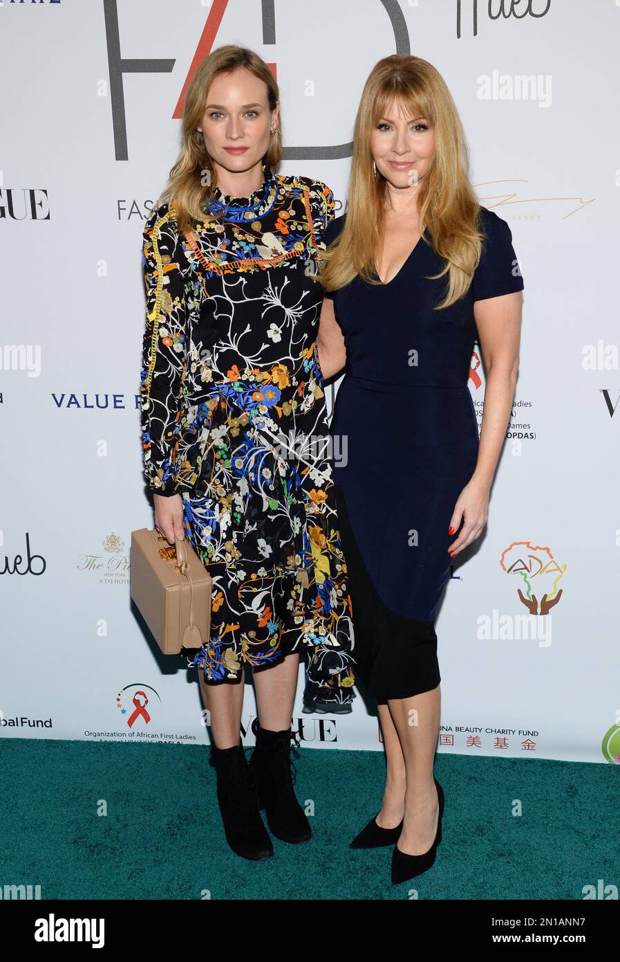Actress Diane Kruger, left, and Fashion 4 Development founder Evie ...