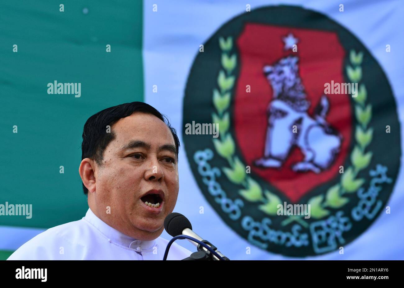 Myanmar's Defense Minister Lt. Gen. Wai Lwin, a candidate of military ...
