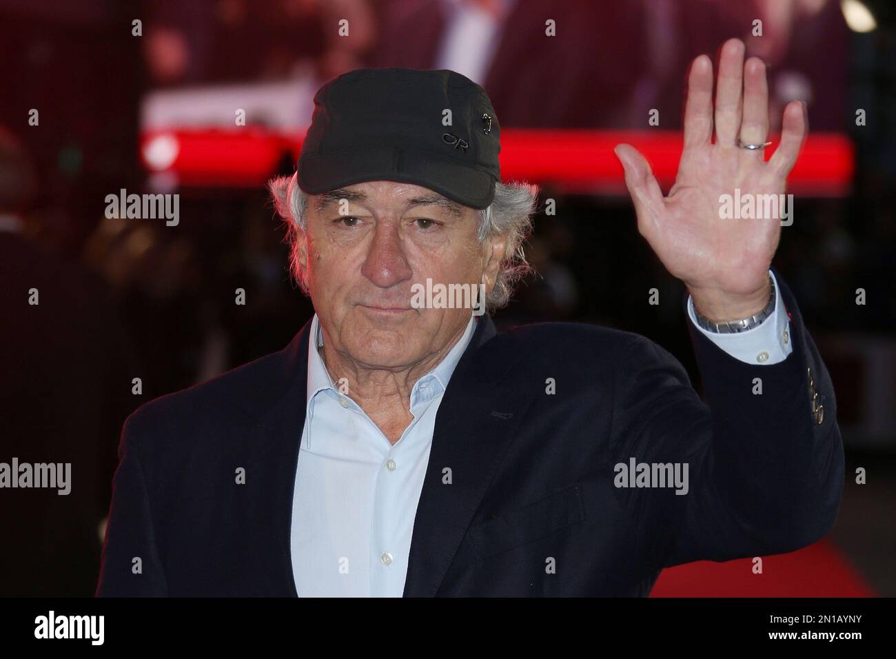 Actors Robert De Niro poses for photographers as he arrives for the ...