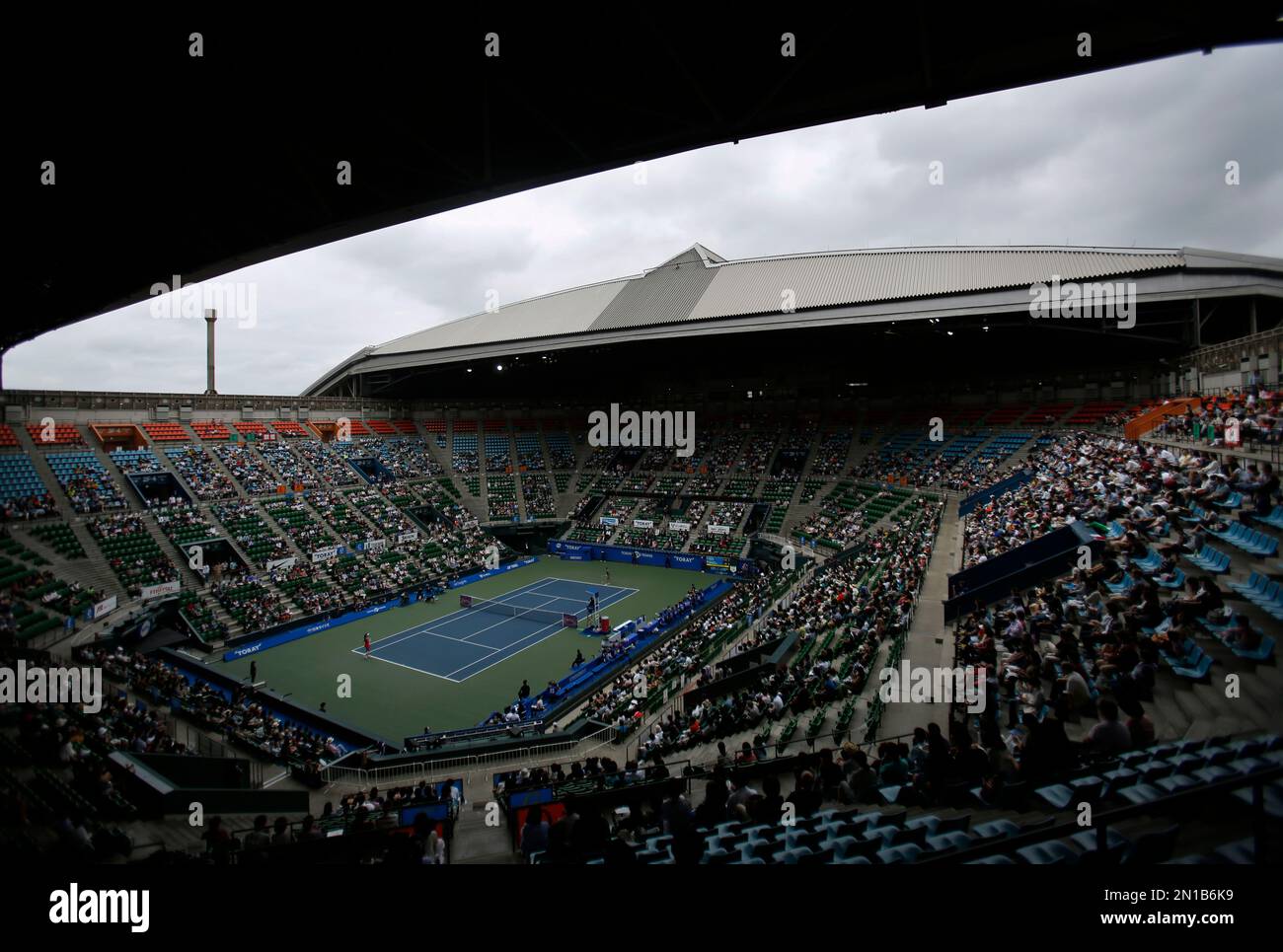 Agnieszka Radwanska of Poland, left, plays against Belinda Bencic of ...