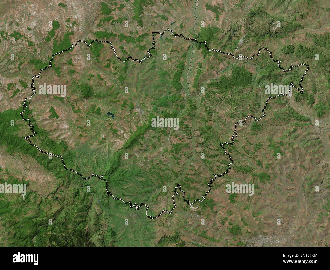 Salaj, county of Romania. High resolution satellite map Stock Photo - Alamy