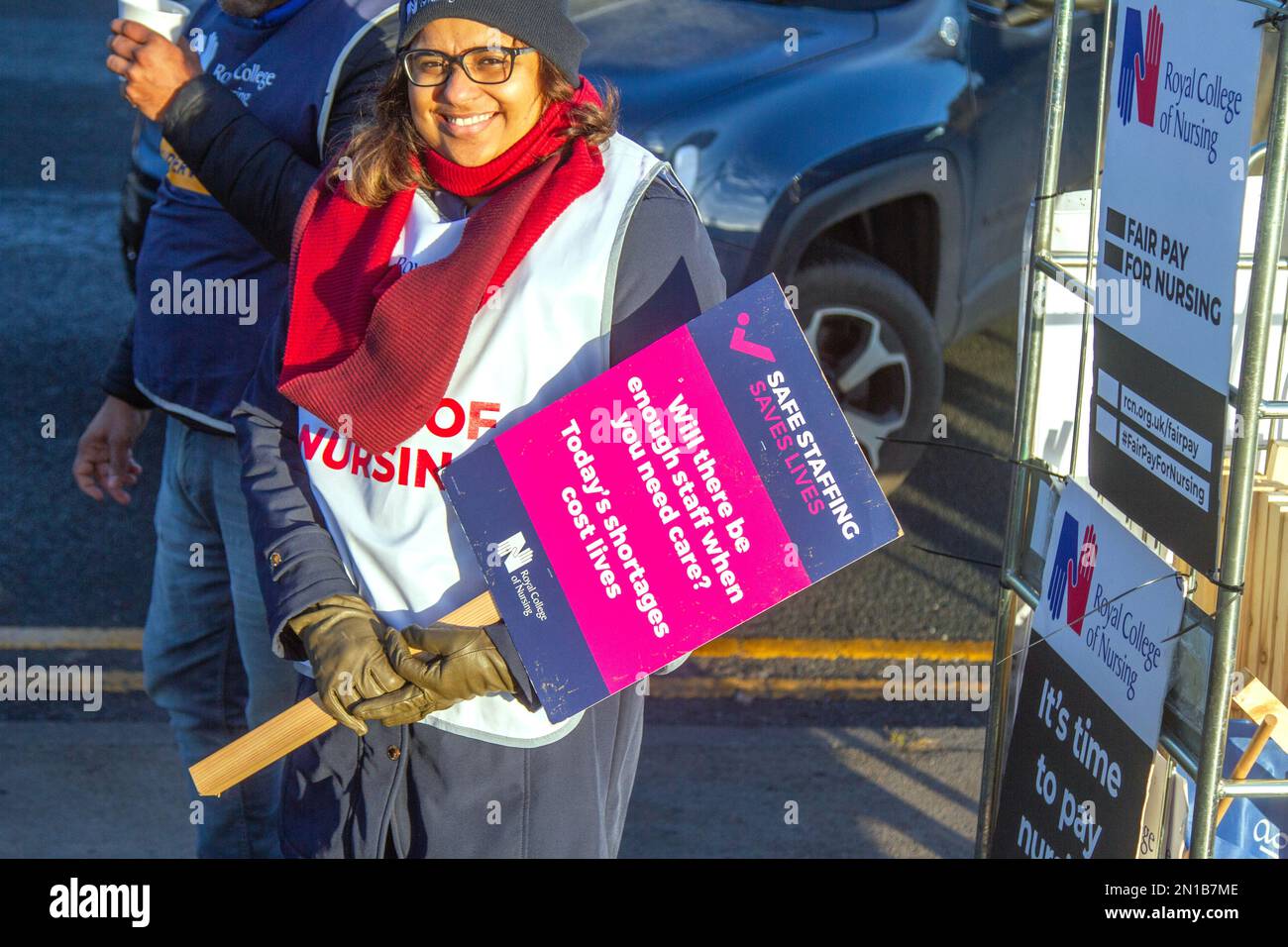 Preston, Lancashire. 6 Feb 2023. UK Weather. -2C as Understaffed ...