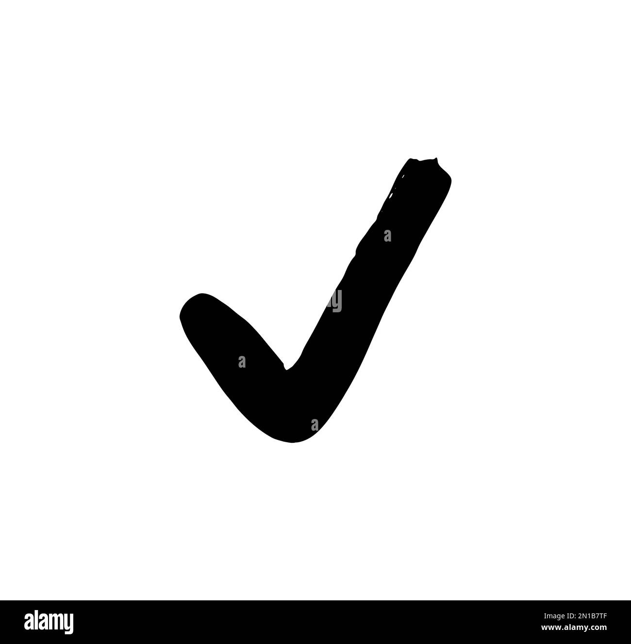 Checkbox. Check signs V X. Chalk and brush checkmarks set. Vector set ...