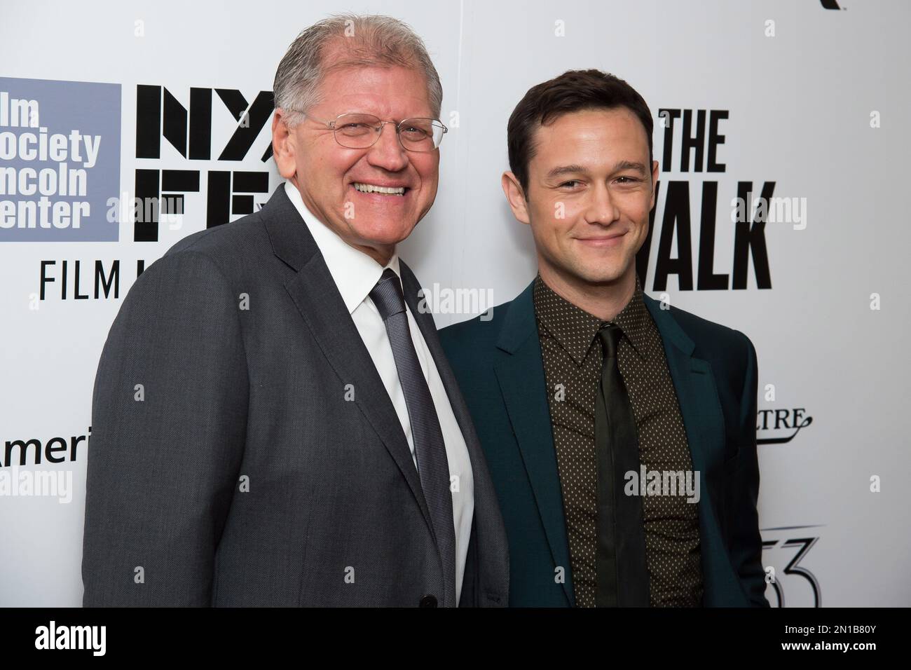 Robert Zemeckis, left, and Joseph Gordon-Levitt attend the New York ...