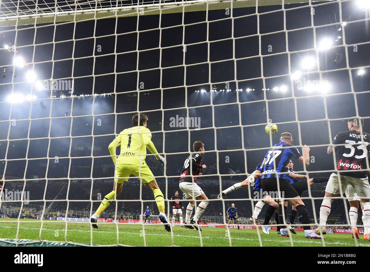 Lautaro Martinez (Inter)Ciprian Tatarusanu (Milan) he scored the first ...
