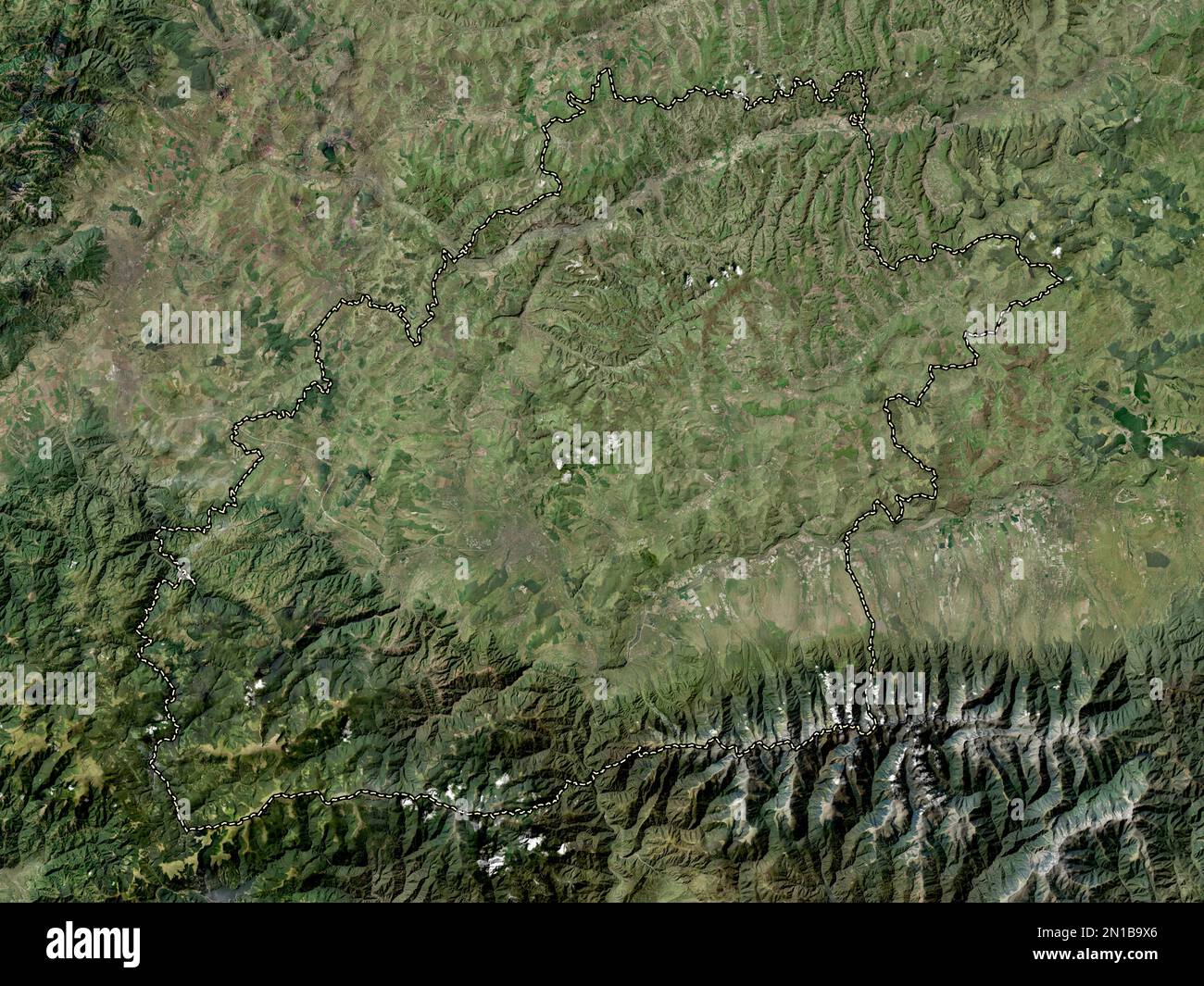Sibiu, county of Romania. High resolution satellite map Stock Photo - Alamy
