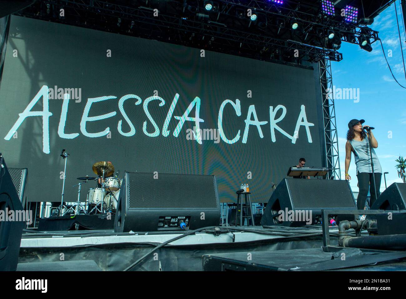 Alessia Cara performs during the Life is Beautiful festival on Saturday ...