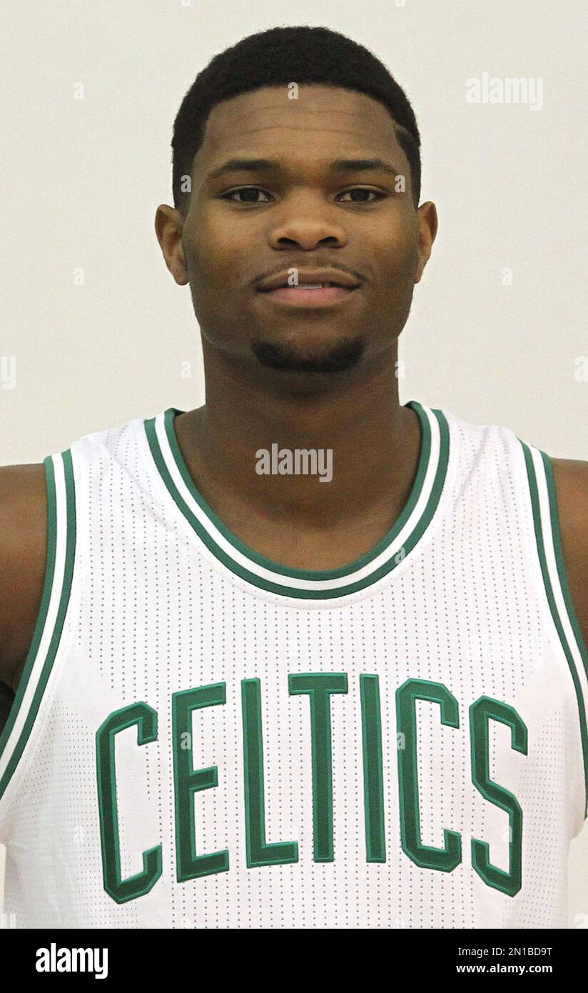 Boston Celtics player Corey Walden poses for a headshot during the ...