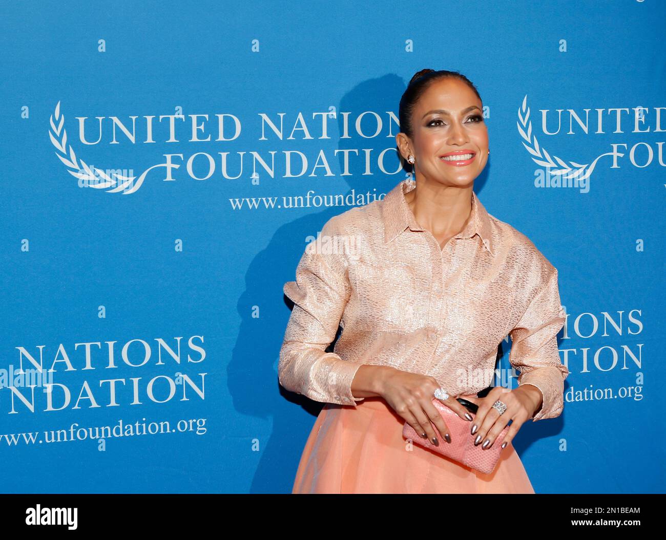 IMAGE DISTRIBUTED FOR UN FOUNDATION - Jennifer Lopez walks the red ...