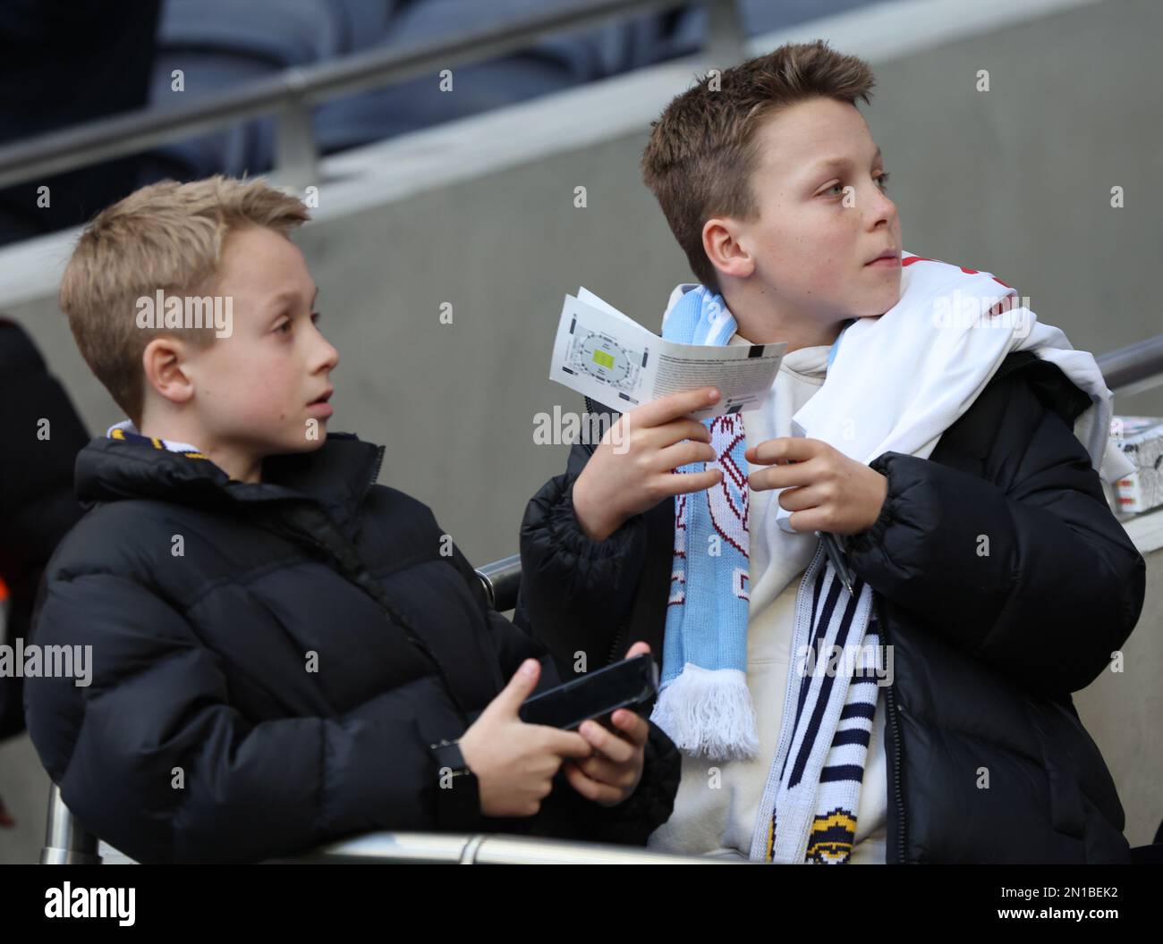 Young Tottenham Hotspur Fans during the English Premier League soccer ...