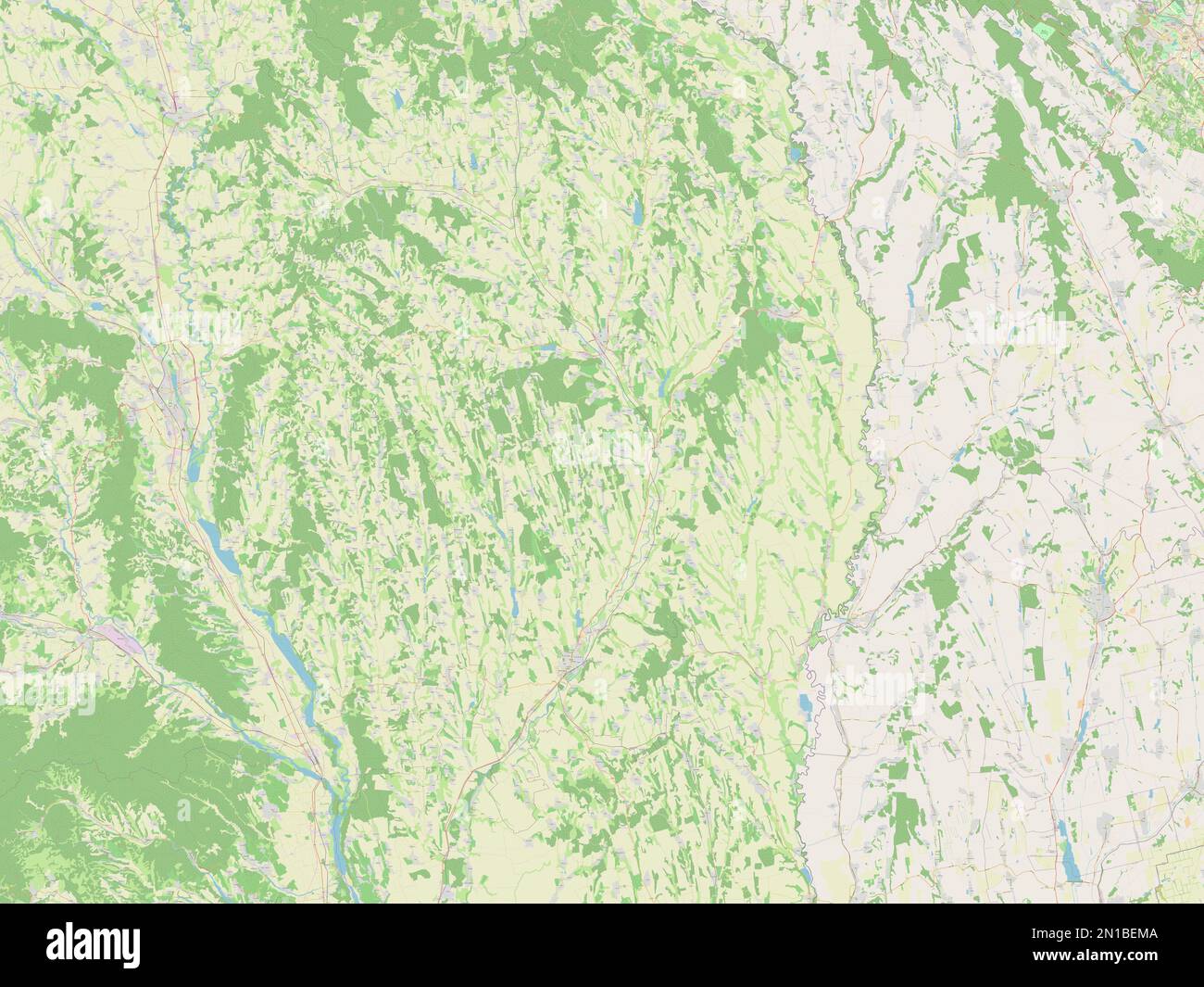 Vaslui, county of Romania. Open Street Map Stock Photo - Alamy