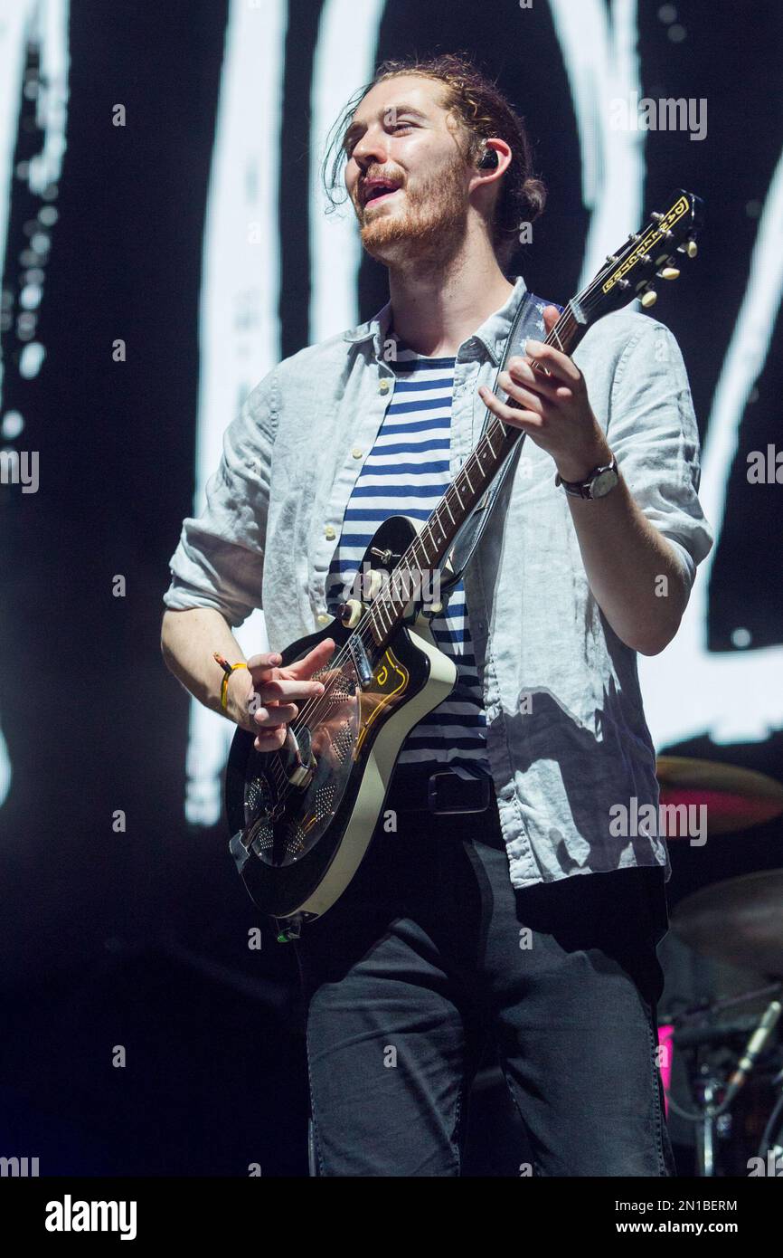 Hozier (AKA Andrew Hozier-Byrne) performs during the Life is Beautiful ...