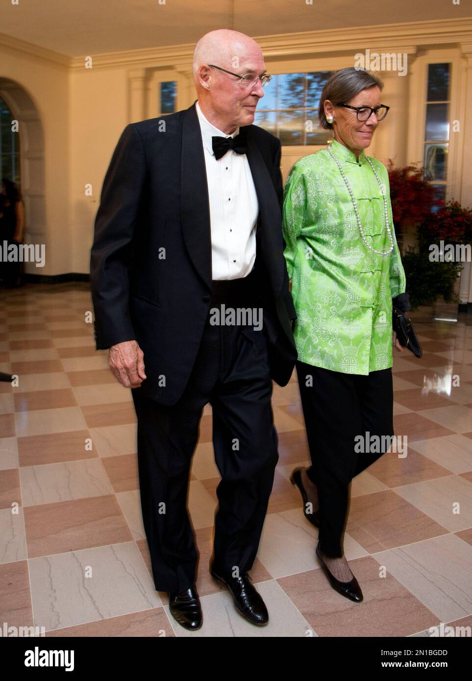 Former Secretary of Treasury Henry Paulson, and his wife Wendy Paulson ...