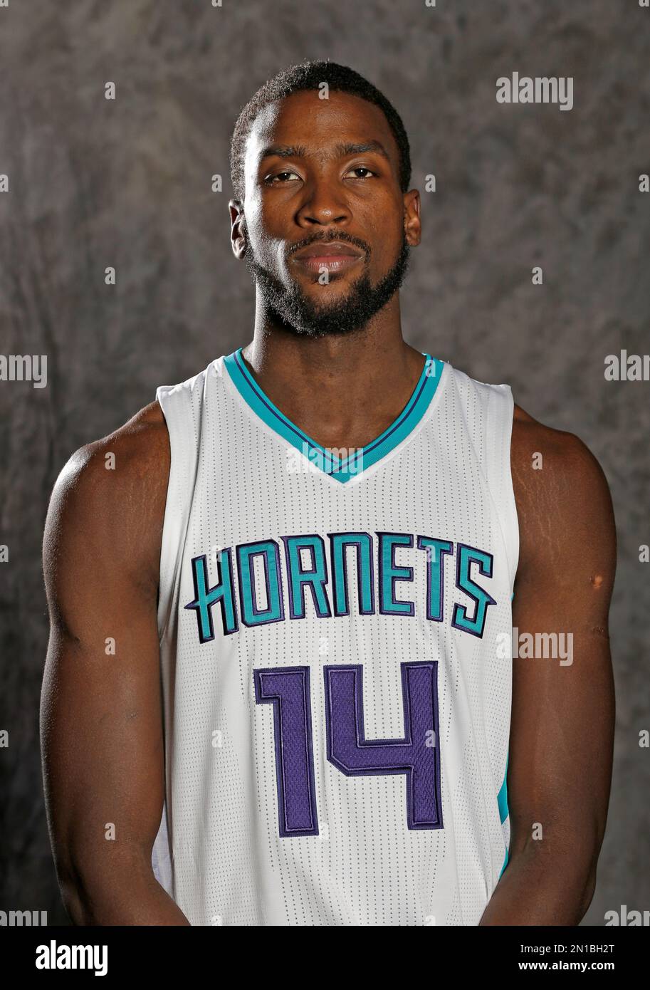 Charlotte Hornets' Michael Kidd-Gilchrist poses for a photo during the ...