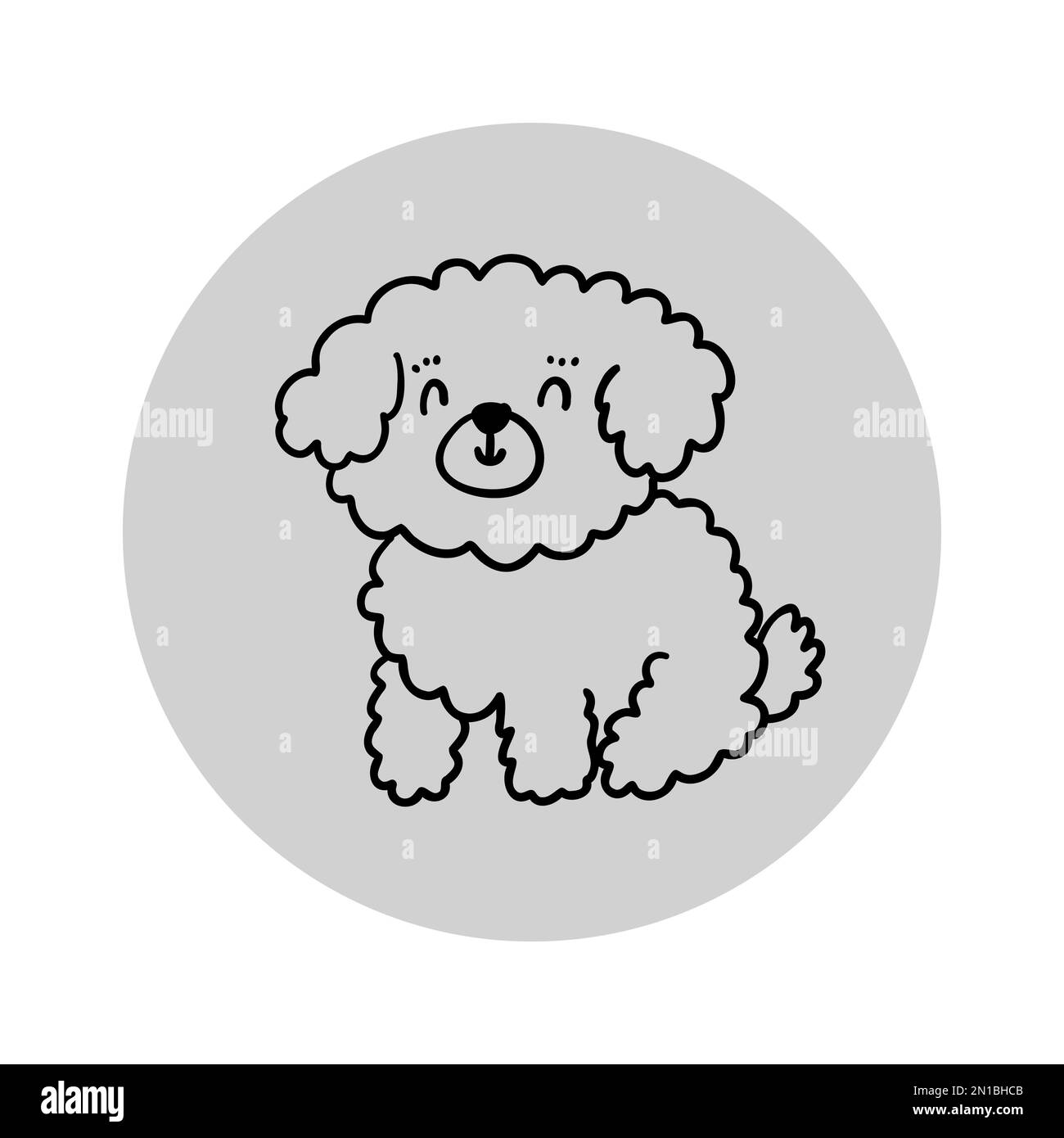 Highlight covers. Dog collection. Round icons for social media stories ...