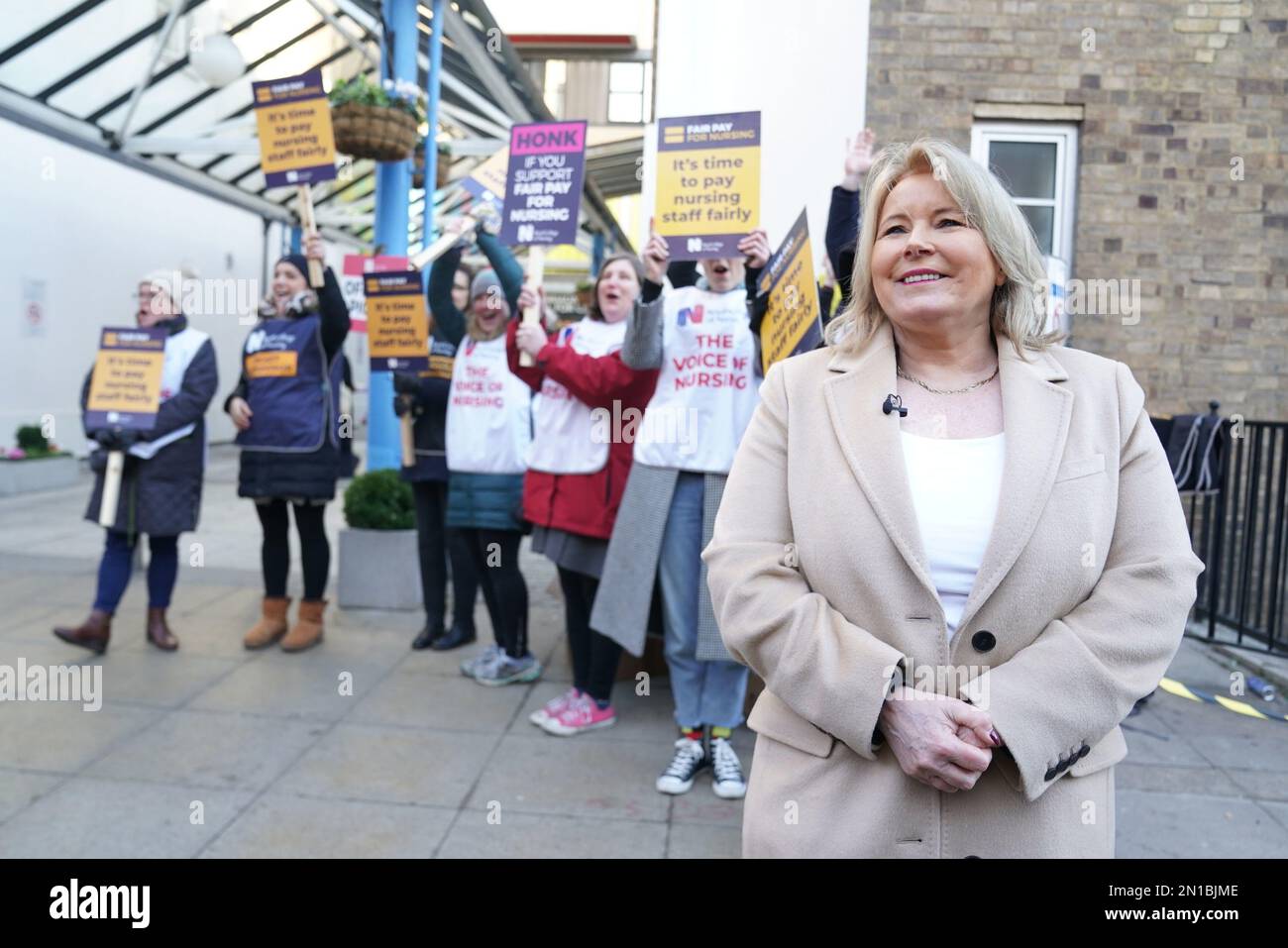 Royal College of Nursing (RCN) general secretary Pat Cullen on the ...