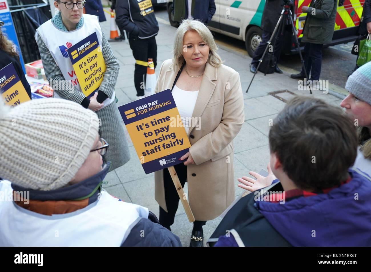 Royal College of Nursing (RCN) general secretary Pat Cullen on the ...