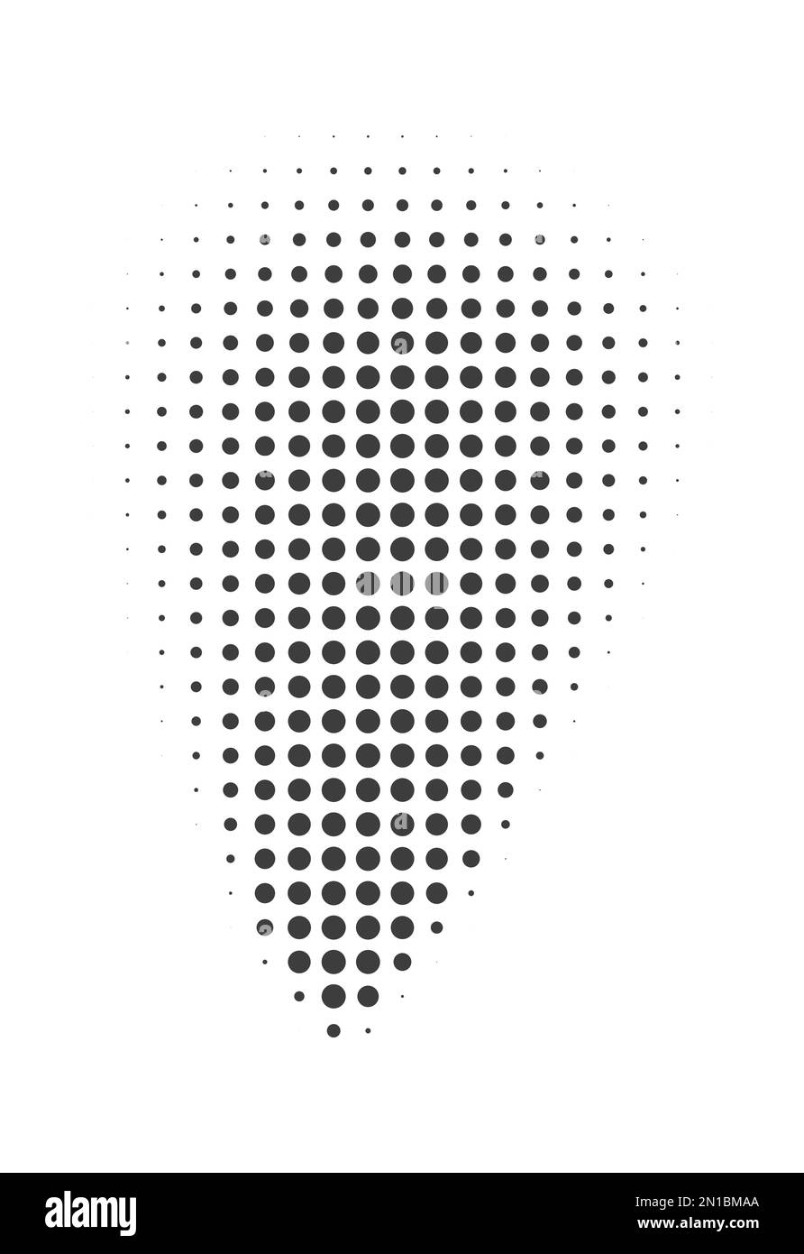 Halftone Gradient Shapes Dots Comic Effect Vector Illustration Stock Vector Image And Art Alamy
