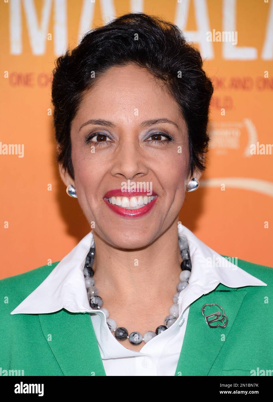 Girl Scouts CEO Anna Maria Chávez attends the premiere of "He Named Me ...