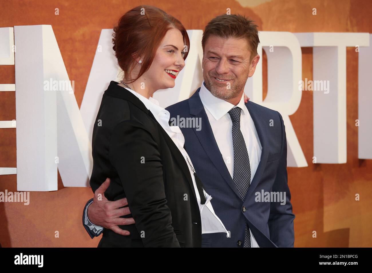 Sean Bean poses for photographs as he arrives on the red carpet for the ...