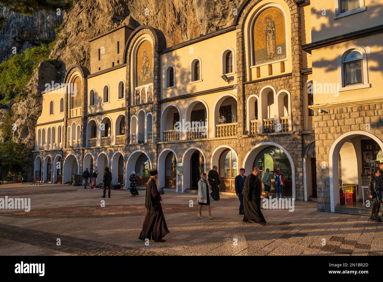 The Upper Monastery, containing the residence of the monks and ...