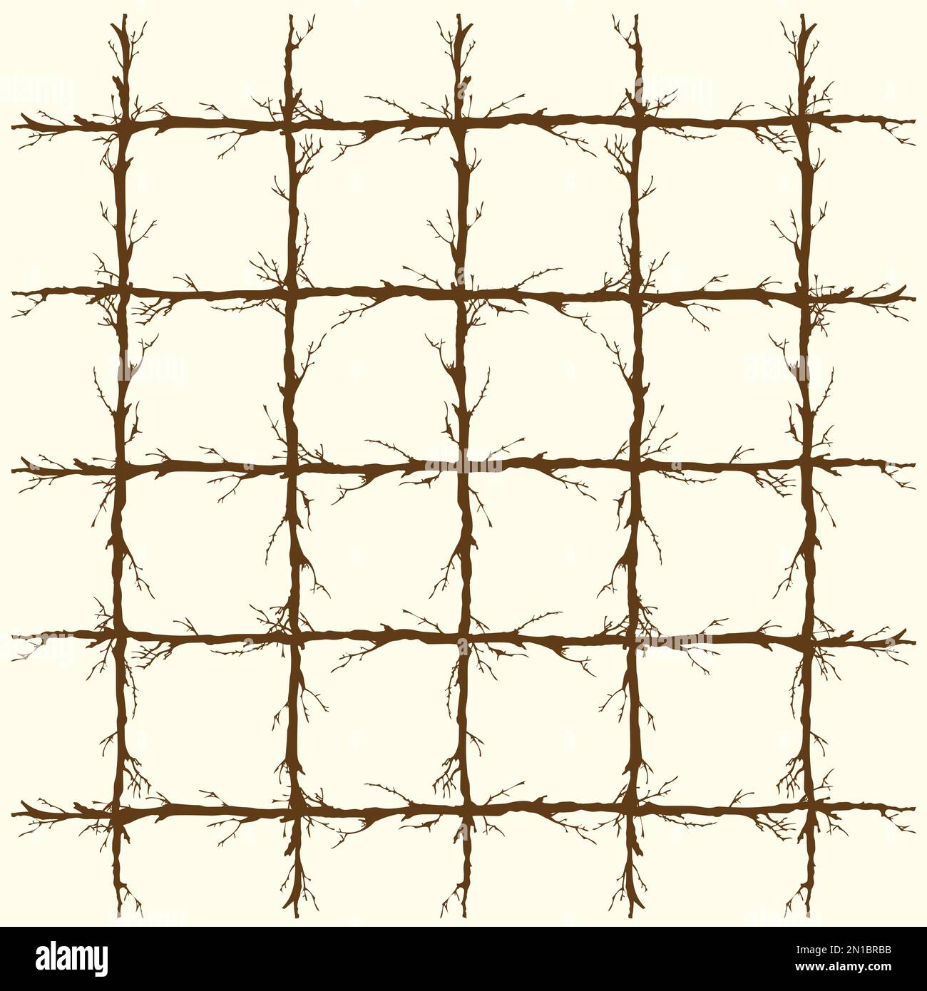 Tree line square Stock Vector Images - Alamy