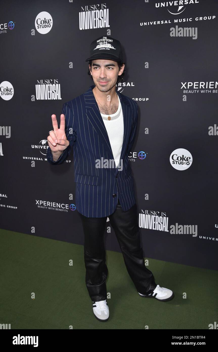 Joe Jonas arrives at the Universal Music Group Grammy After Party on ...