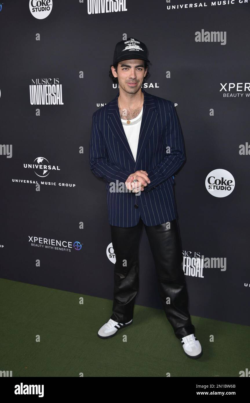 Joe Jonas arrives at the Universal Music Group Grammy After Party on ...