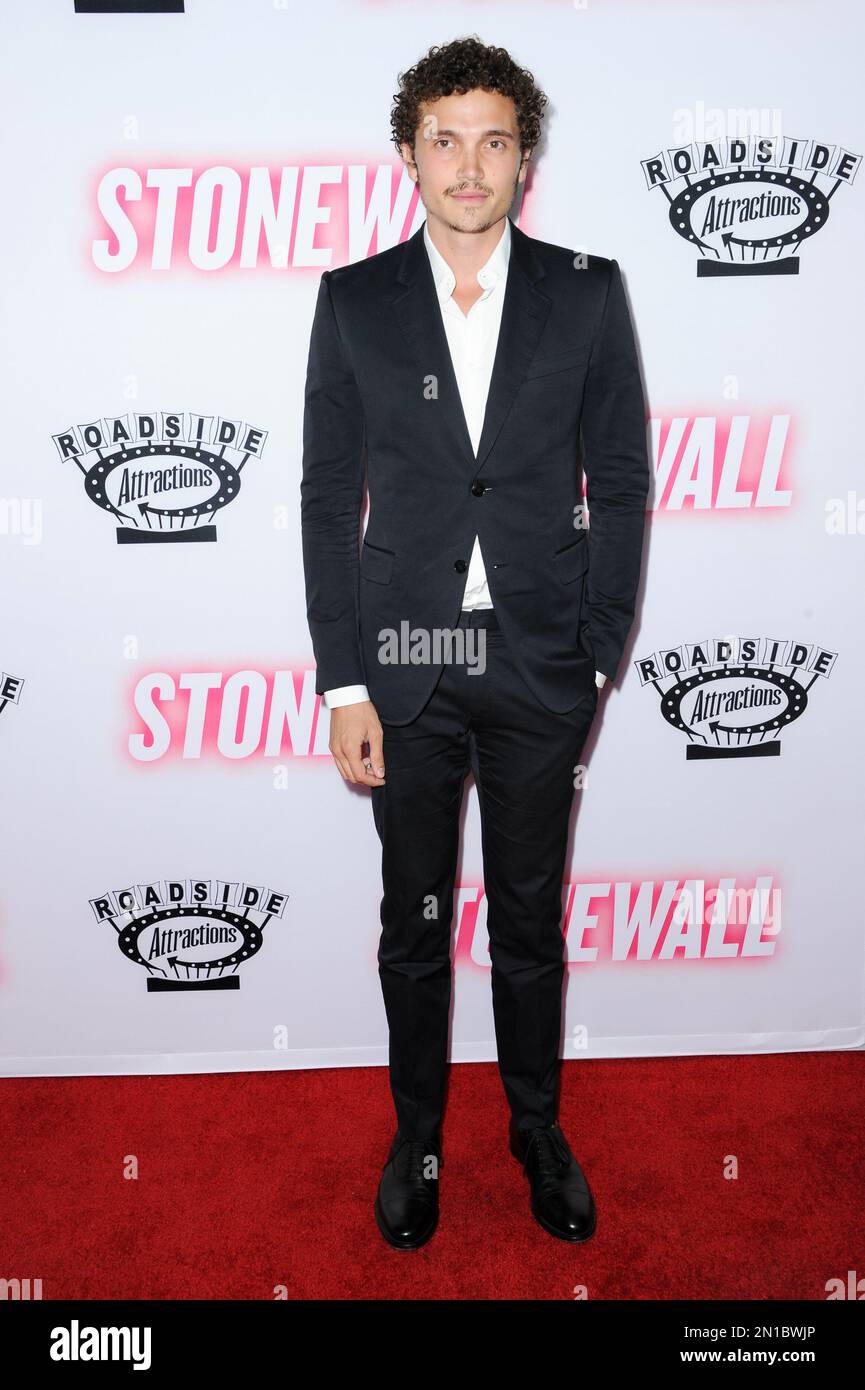 Karl Glusman arrives at the LA premiere of "Stonewall" on Wednesday ...