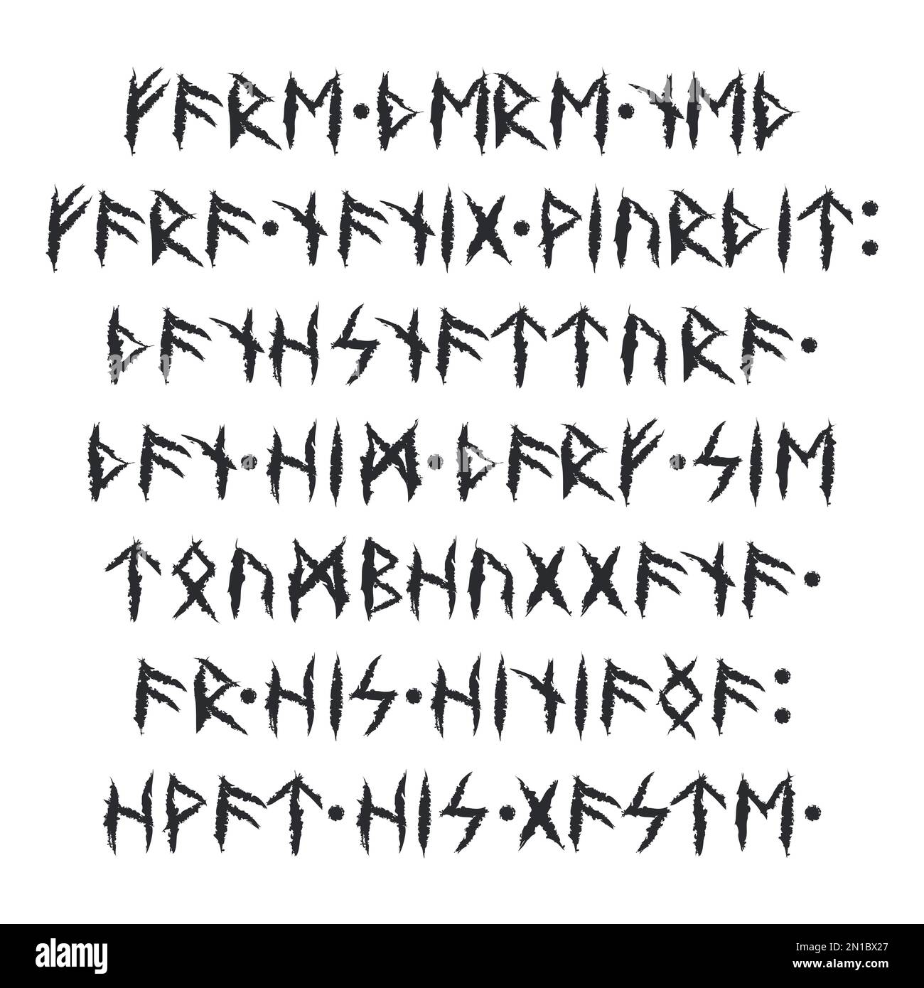 Sample Viking Scandinavian runes text Stock Vector Image & Art - Alamy