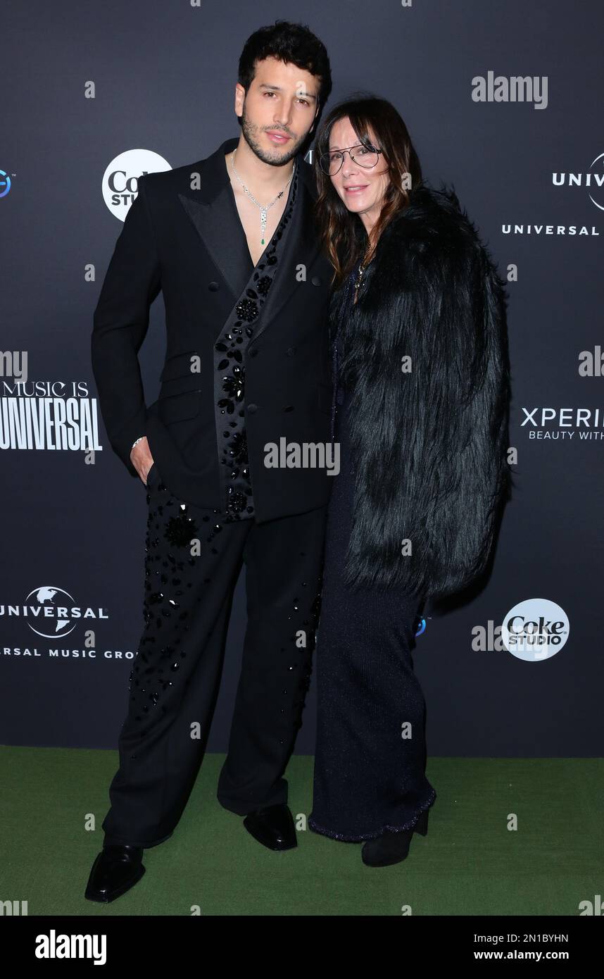 Los Angeles, USA. 06th Feb, 2023. Jody Gerson, Sebastian Yatra arrives ...