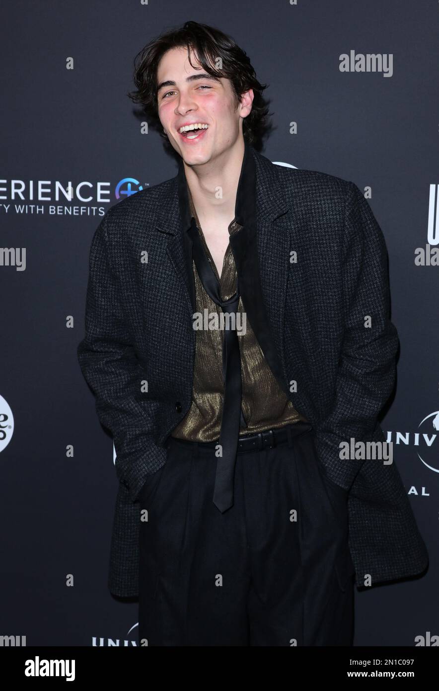 Los Angeles, USA. 06th Feb, 2023. Aiden Bisset arrives at Universal ...