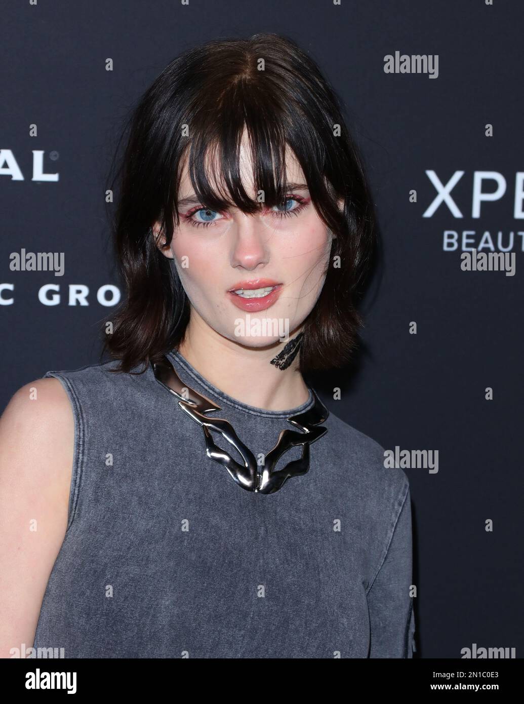 Los Angeles, USA. 06th Feb, 2023. Emeline arrives at Universal Music ...