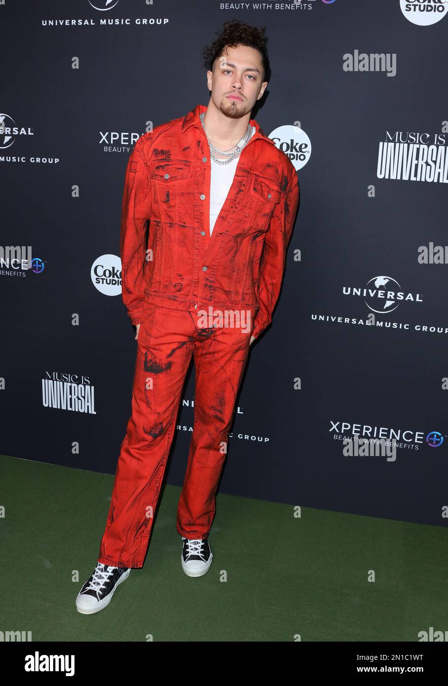 Los Angeles, USA. 06th Feb, 2023. Acraze arrives at Universal Music ...