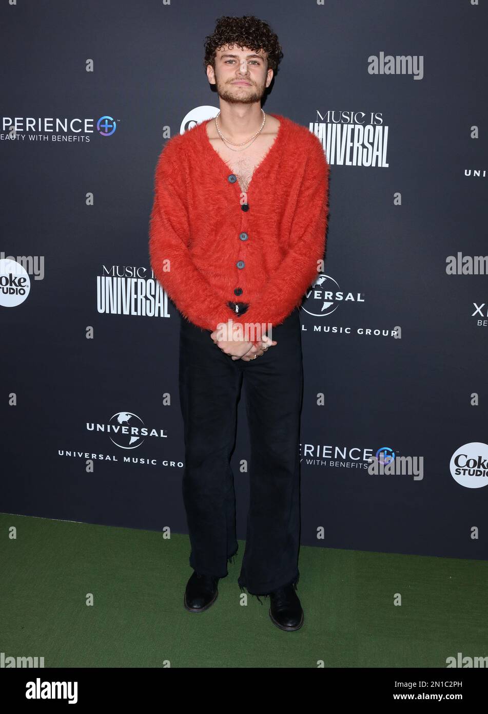 Los Angeles, USA. 06th Feb, 2023. Max Drazen arrives at Universal Music ...