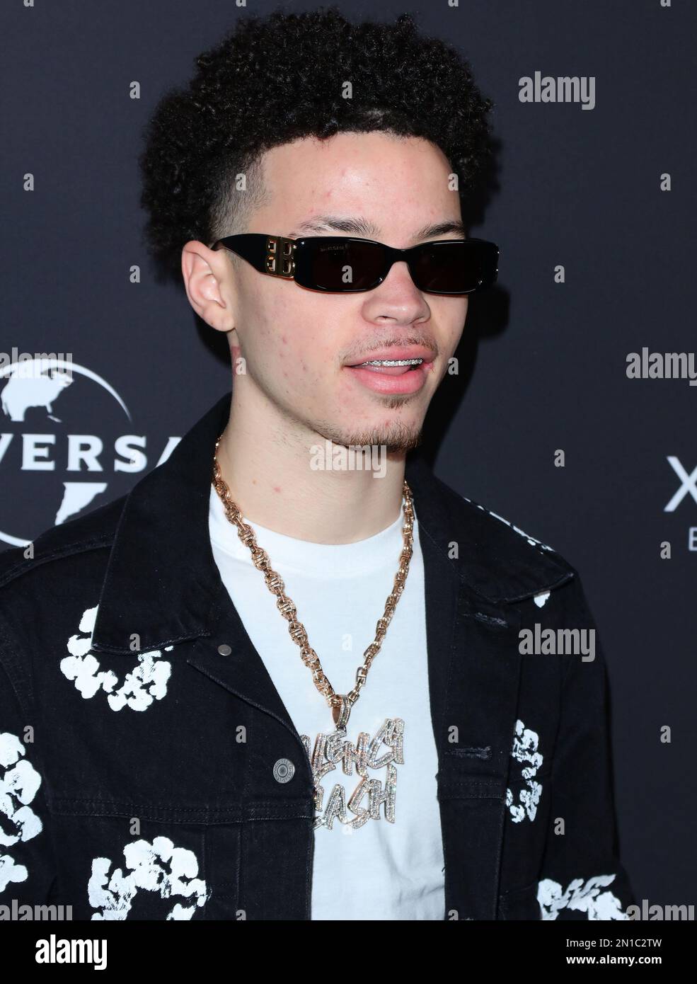 Los Angeles, USA. 06th Feb, 2023. Lil Mosey arrives at Universal Music ...