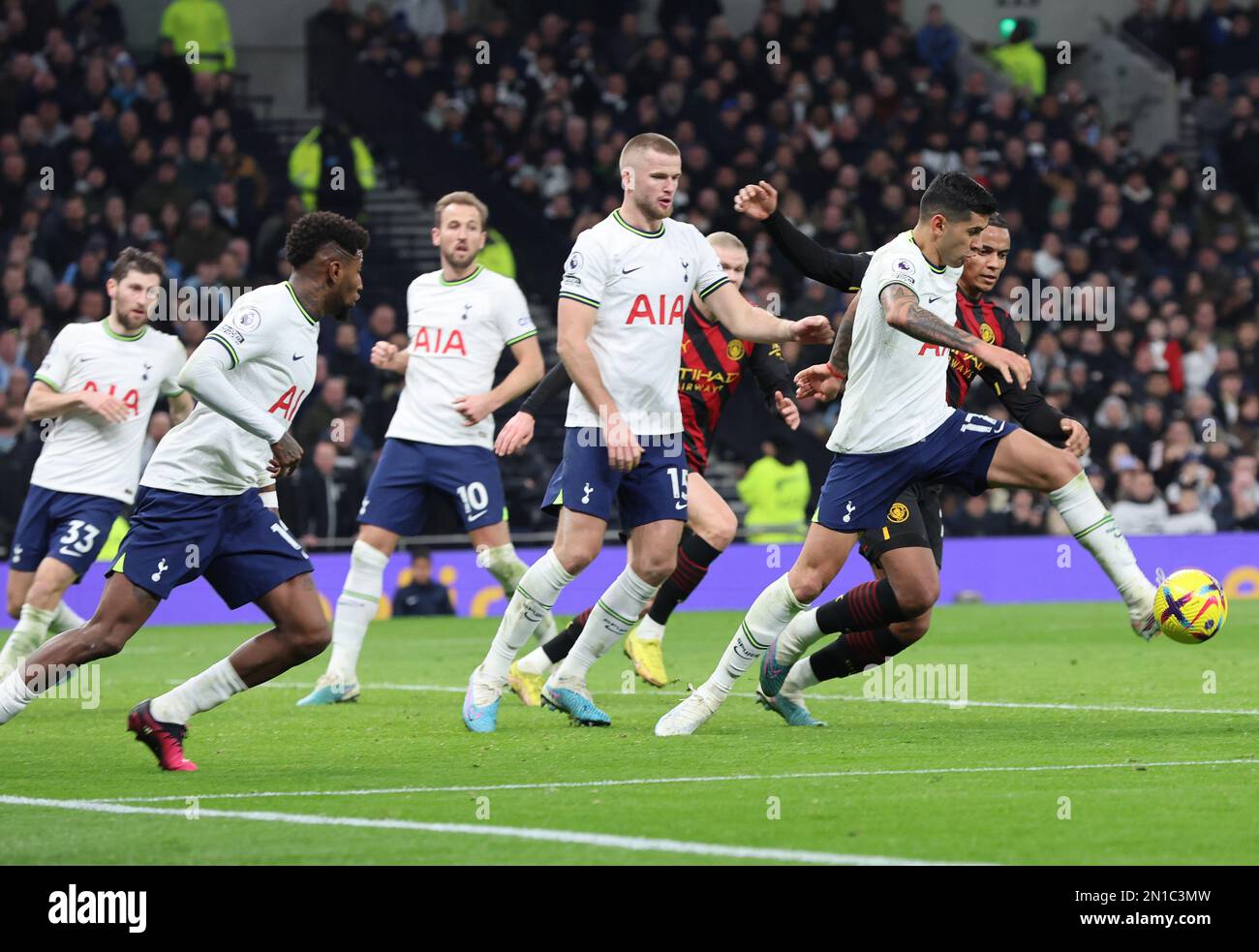 Tottenham Hotspur's Cristian Romero during the English Premier League ...
