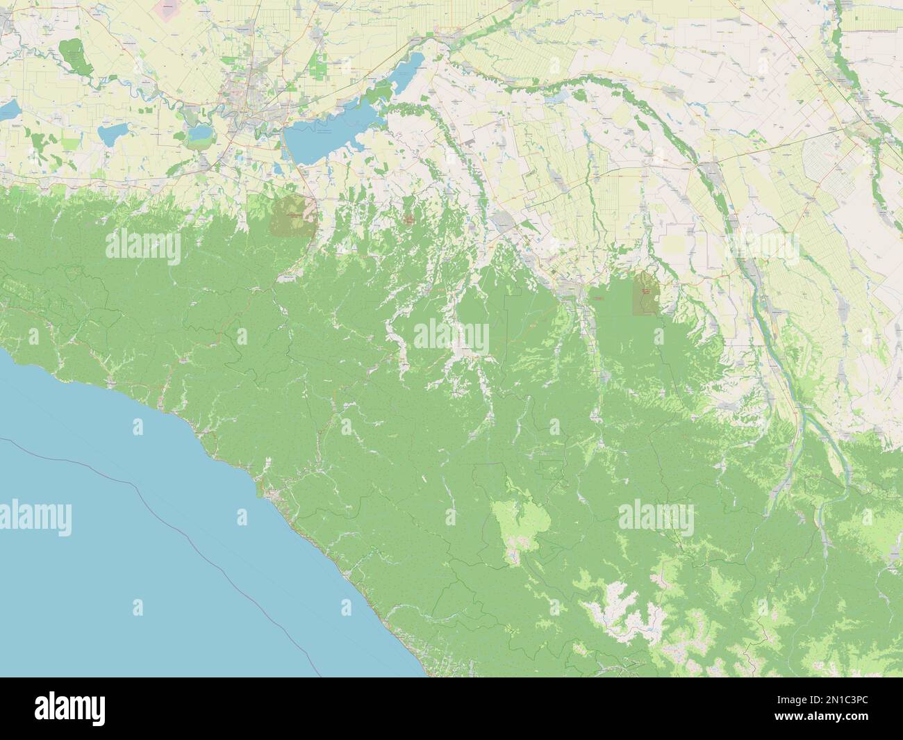 Map of adygey hi-res stock photography and images - Alamy