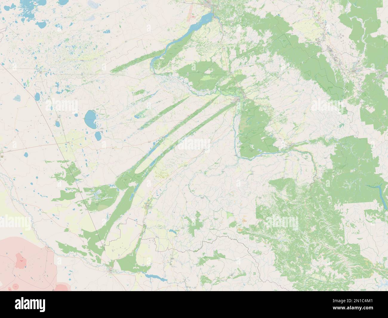 Altay outline map hi-res stock photography and images - Alamy