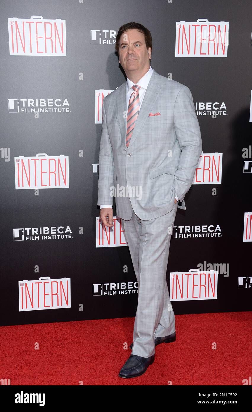 Actor Todd Wagner attends the premiere of "The Intern" at the Ziegfeld ...