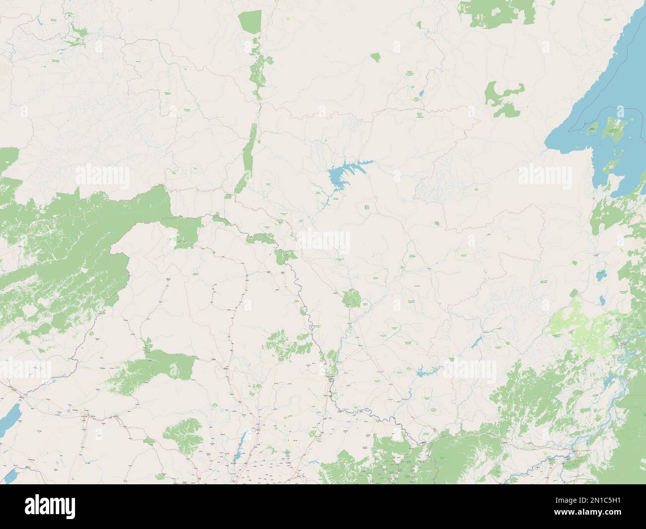 Amur, region of Russia. Open Street Map Stock Photo - Alamy