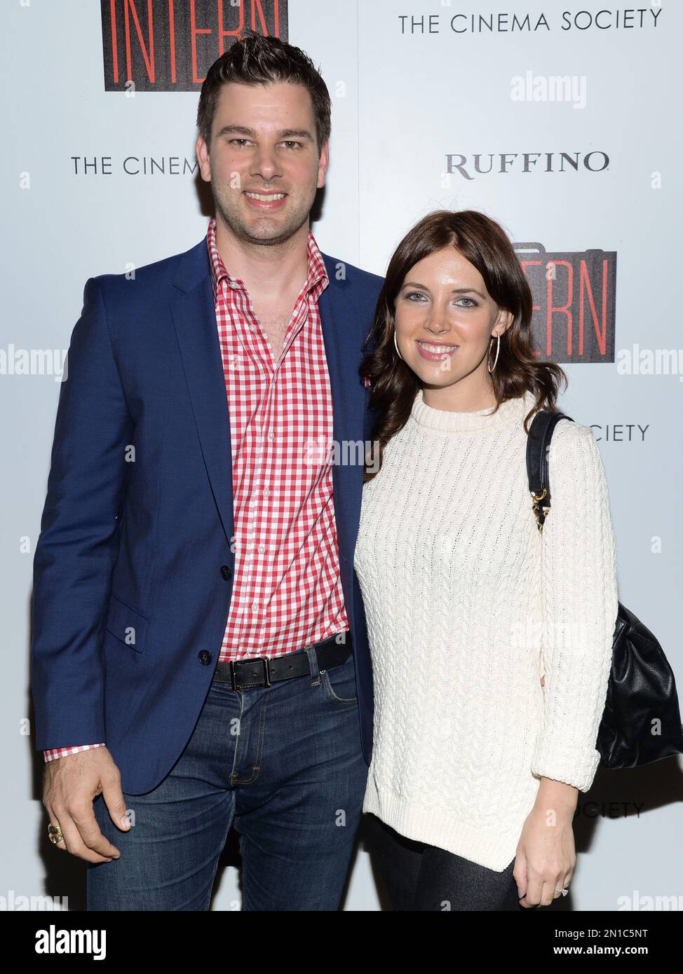 Tim Morehouse and guest attend a special screening of "The Intern ...