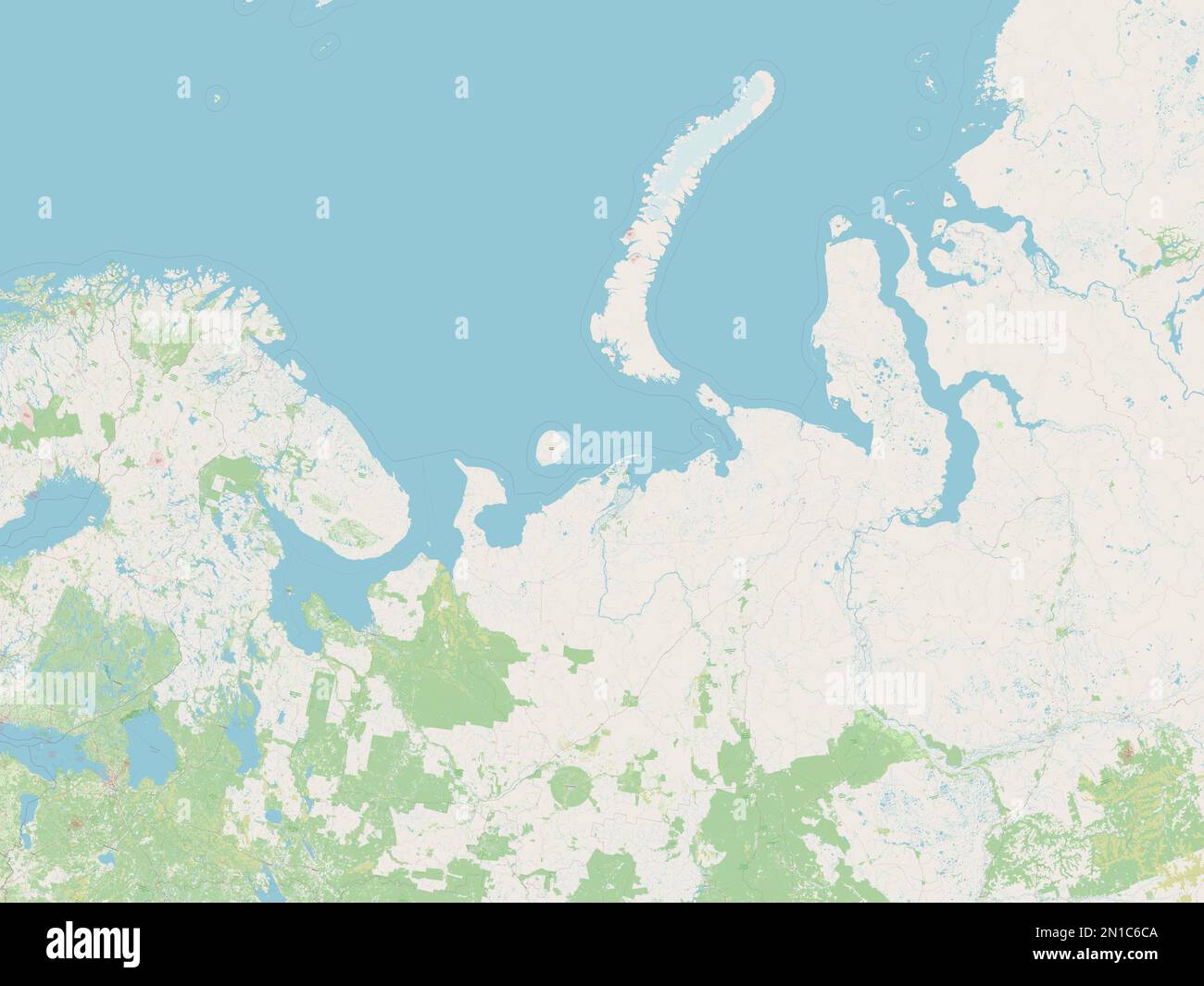 Arkhangelsk map hi-res stock photography and images - Alamy