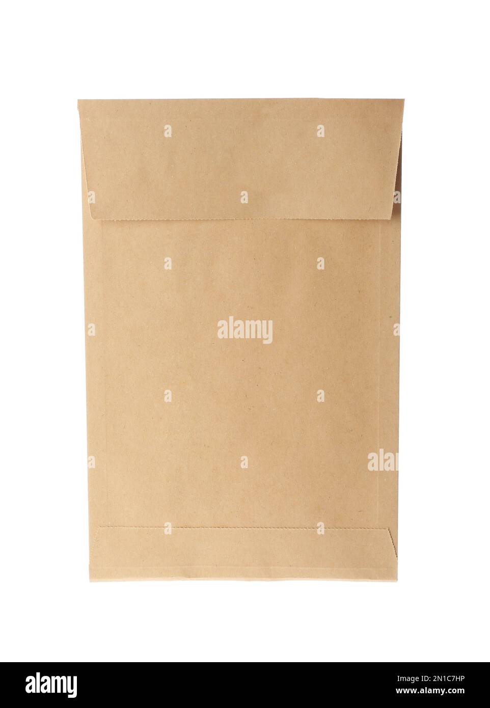 Kraft paper envelope isolated on white. Mail service Stock Photo - Alamy