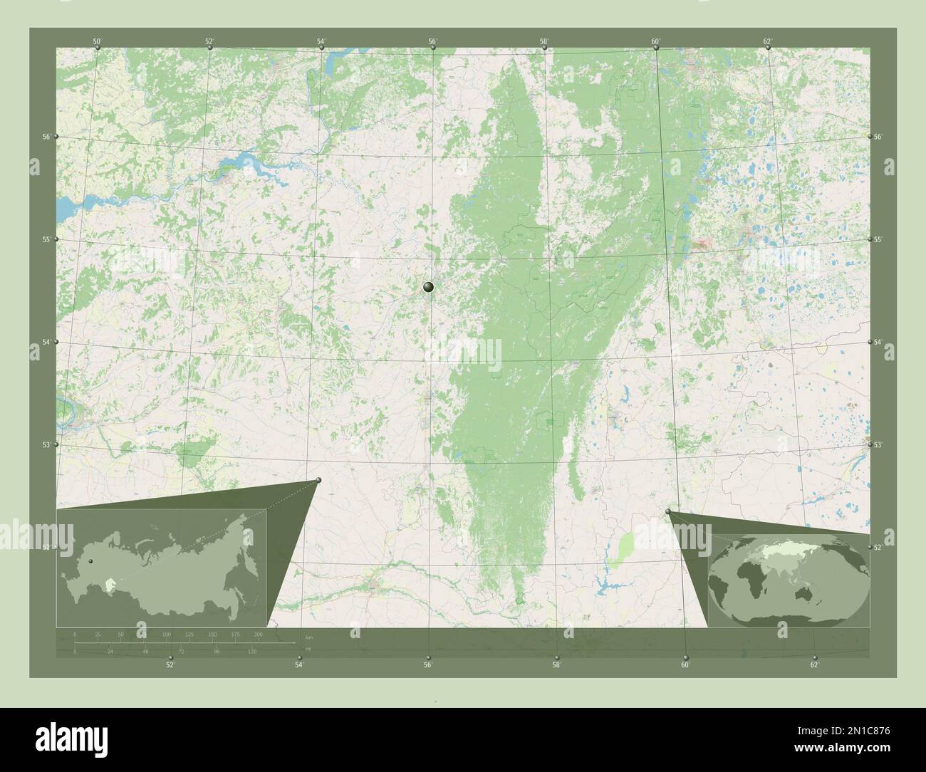 Ufa map hi-res stock photography and images - Alamy