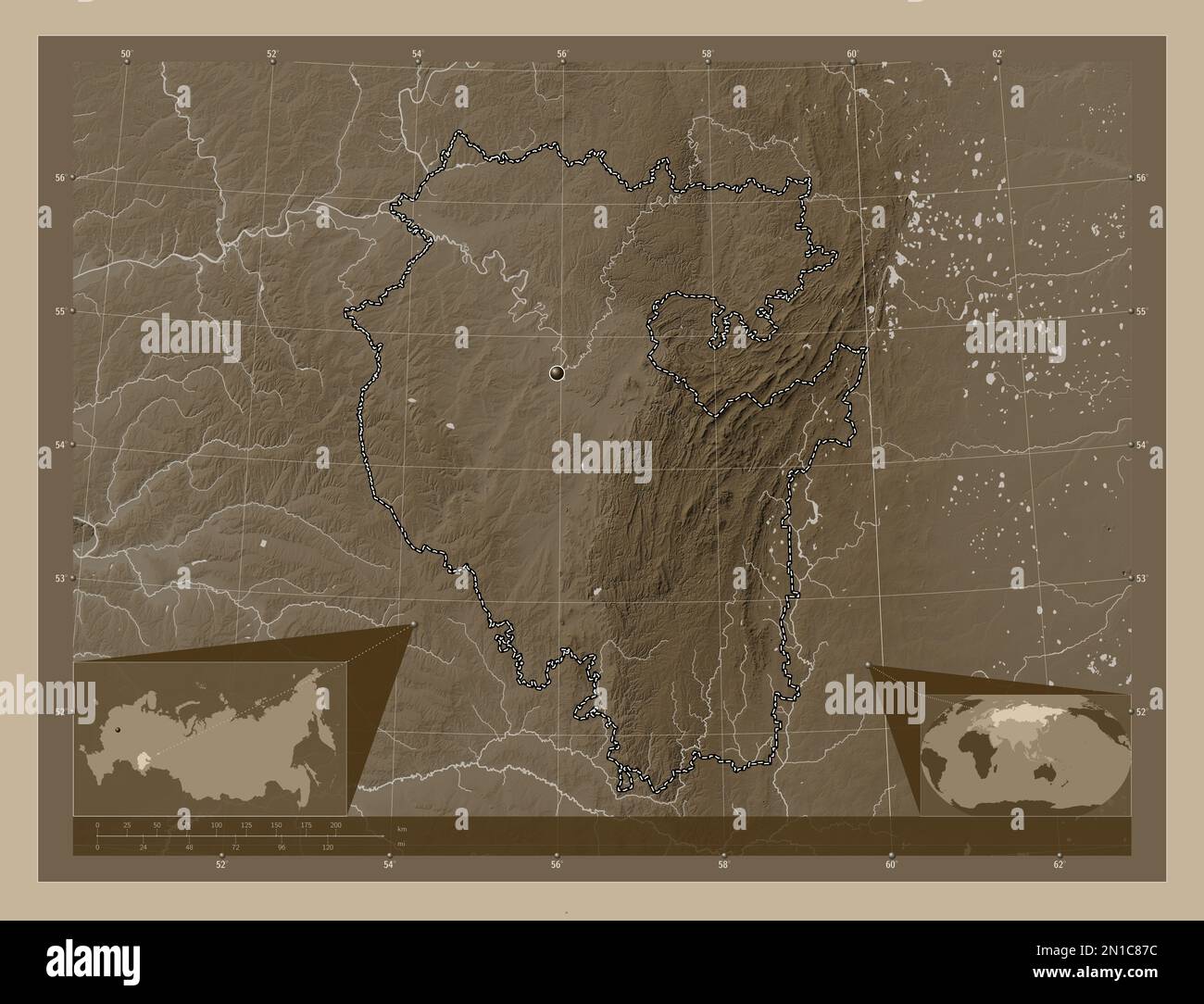 Ufa map hi-res stock photography and images - Alamy