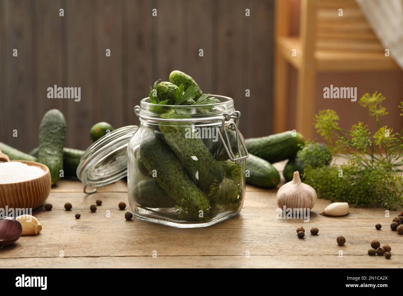 Cucumbers for pickling texture hi-res stock photography and images - Alamy