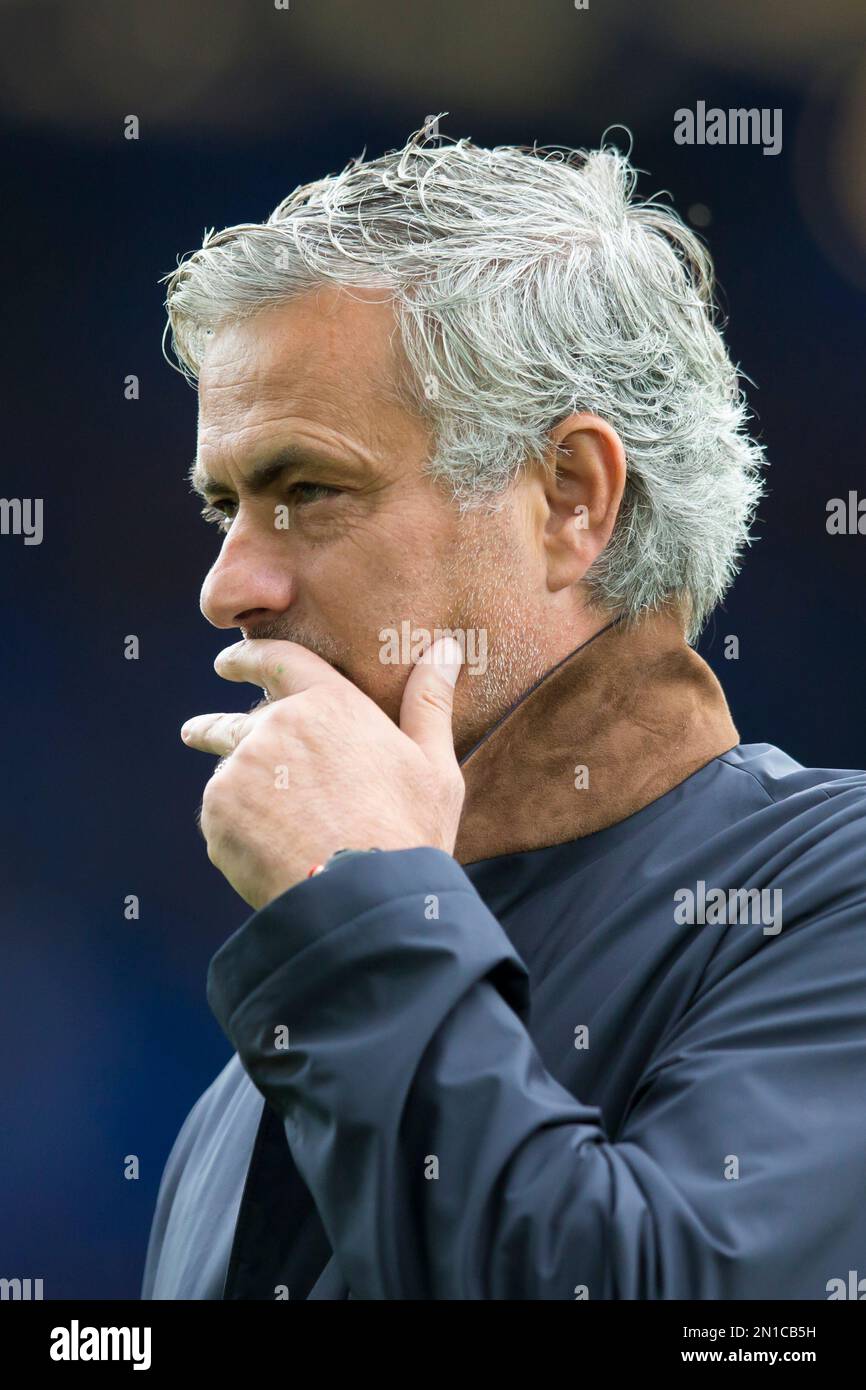 Chelsea's manager Jose Mourinho before the English Premier League ...
